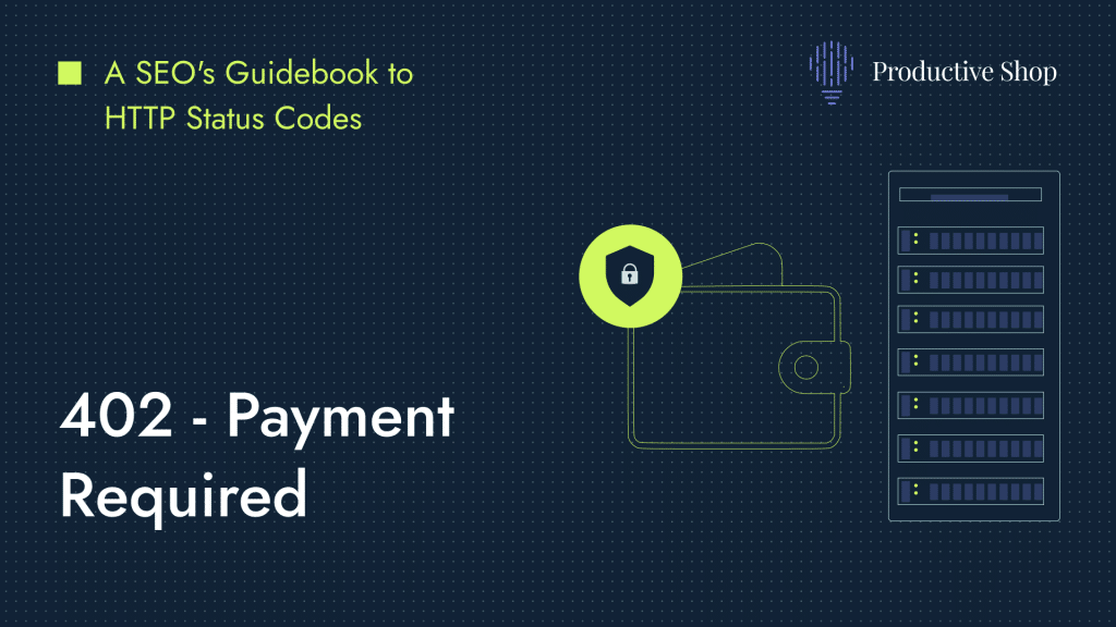 Http error: 402 - Payment Required - Productive Shop