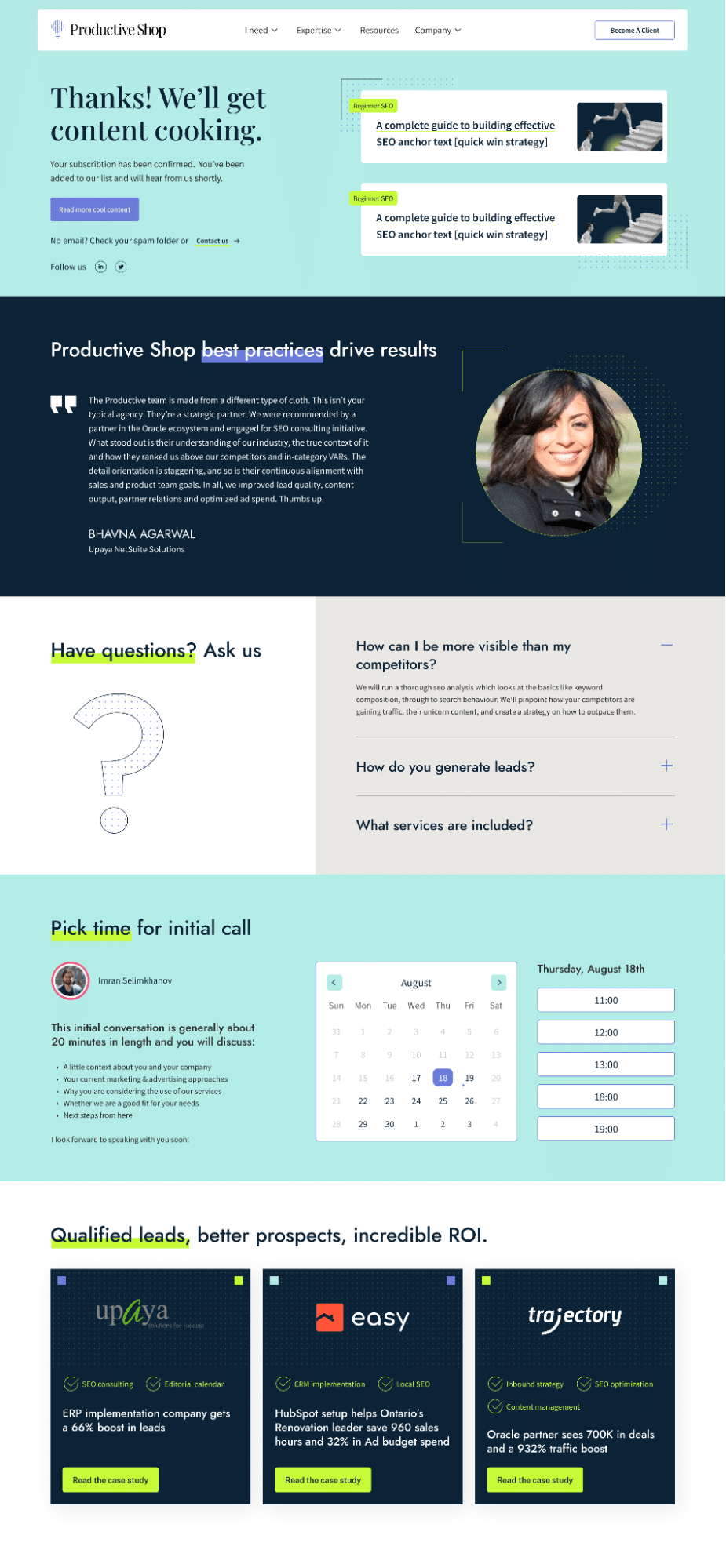 How a perfect Thank You page increases your conversion