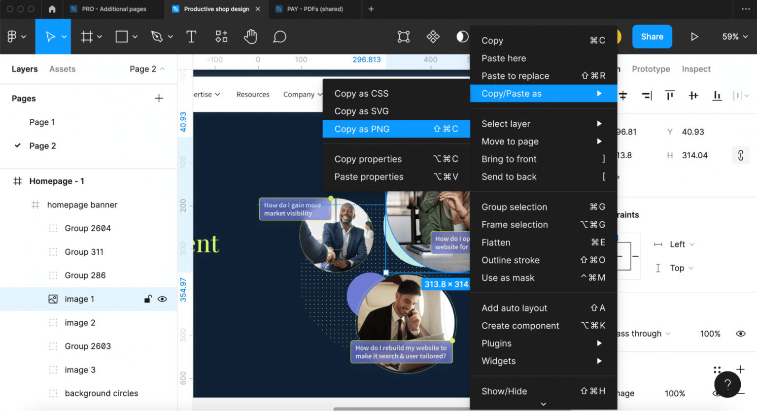How to export all types of Figma files - Productive Shop