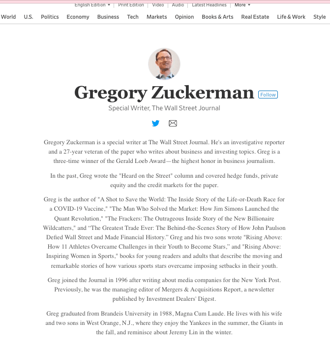 The complete guide to writing author pages | Productive Shop